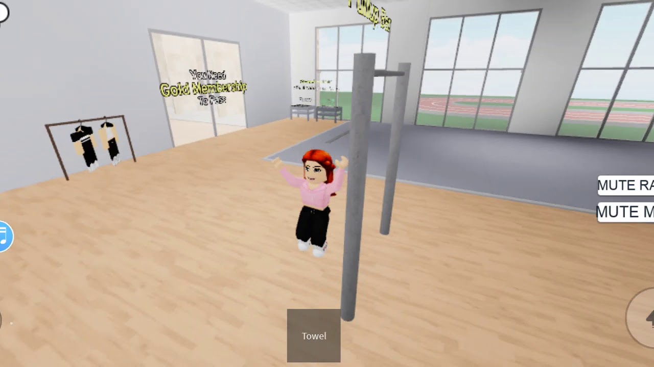 ROBLOX FITNESS | GYM ROBLOX | ROBLOX GAMER GIRL | ROBLOX - YouTube
