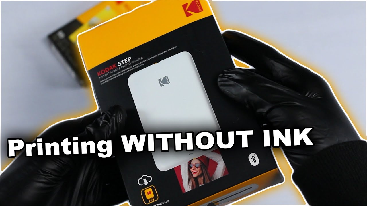 Printing WITHOUT INK!? - KODAK Step Wireless Mobile Photo Mini Printer ...