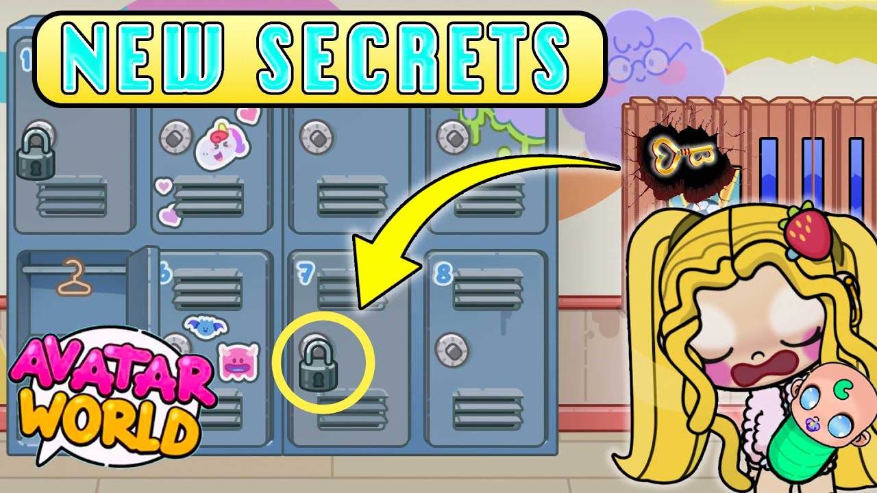 👀NEW UPDATE! "SCHOOL HALLWAY" IN AVATAR WORLD! 🤯😍 New Secrets and Hacks ...