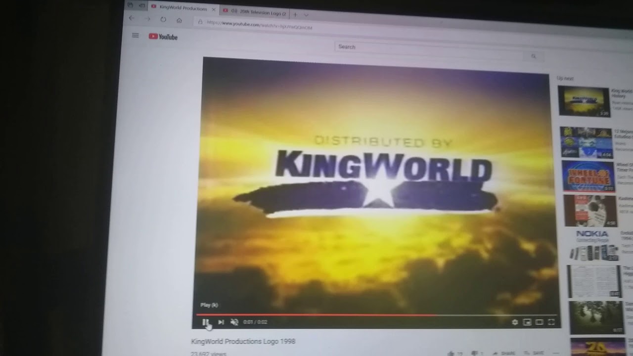 KingWorld logo with the 20th Television fanfare - YouTube