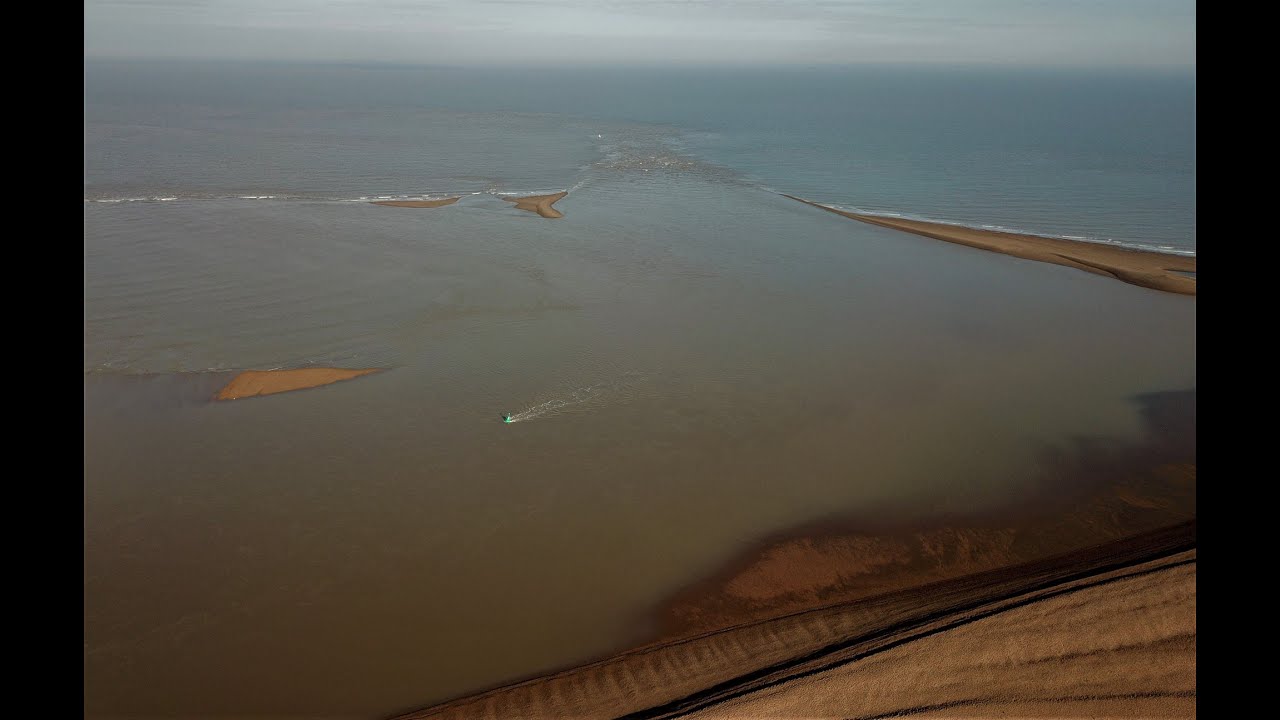 Ore river entrance April 27th 2021 low water spring tide - YouTube