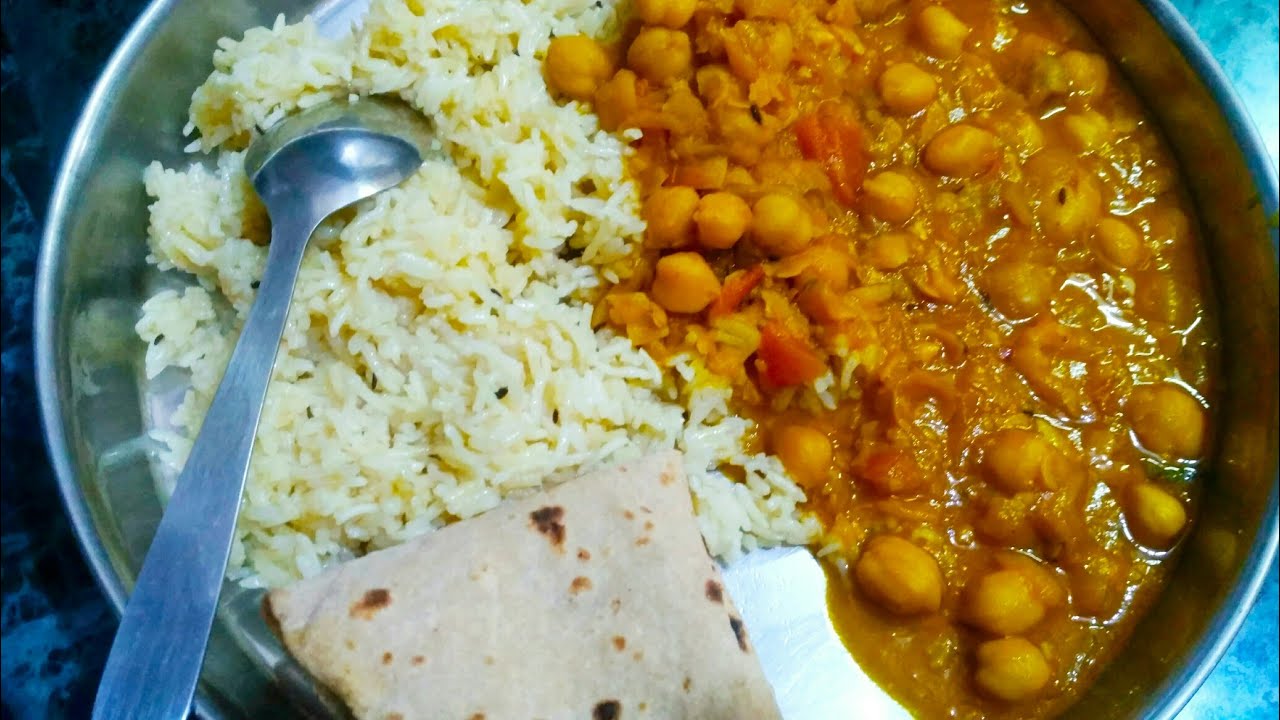 Chhole with jeera rice recipe|मजेदार स्वादिष्ट बार-बार खाने का मन करे ...