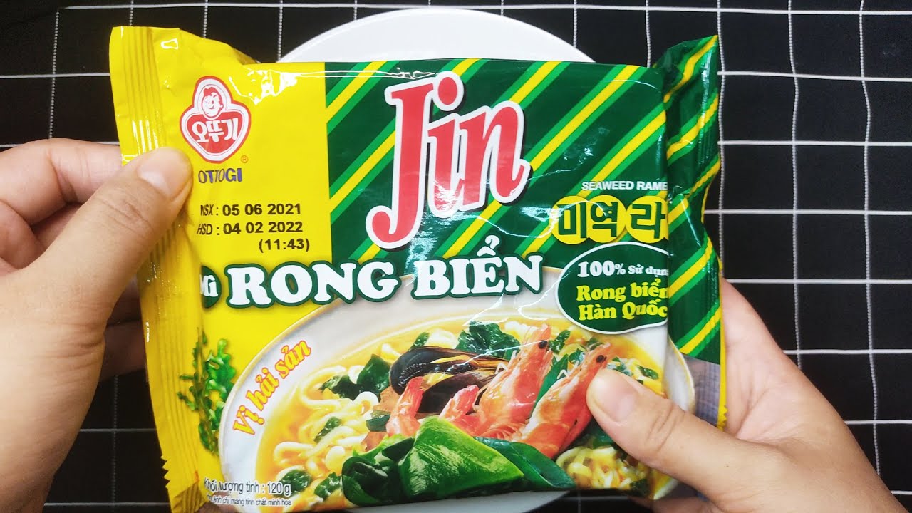 Review Mì Jin Rong Biển Hàn Quốc Ottogi - YouTube