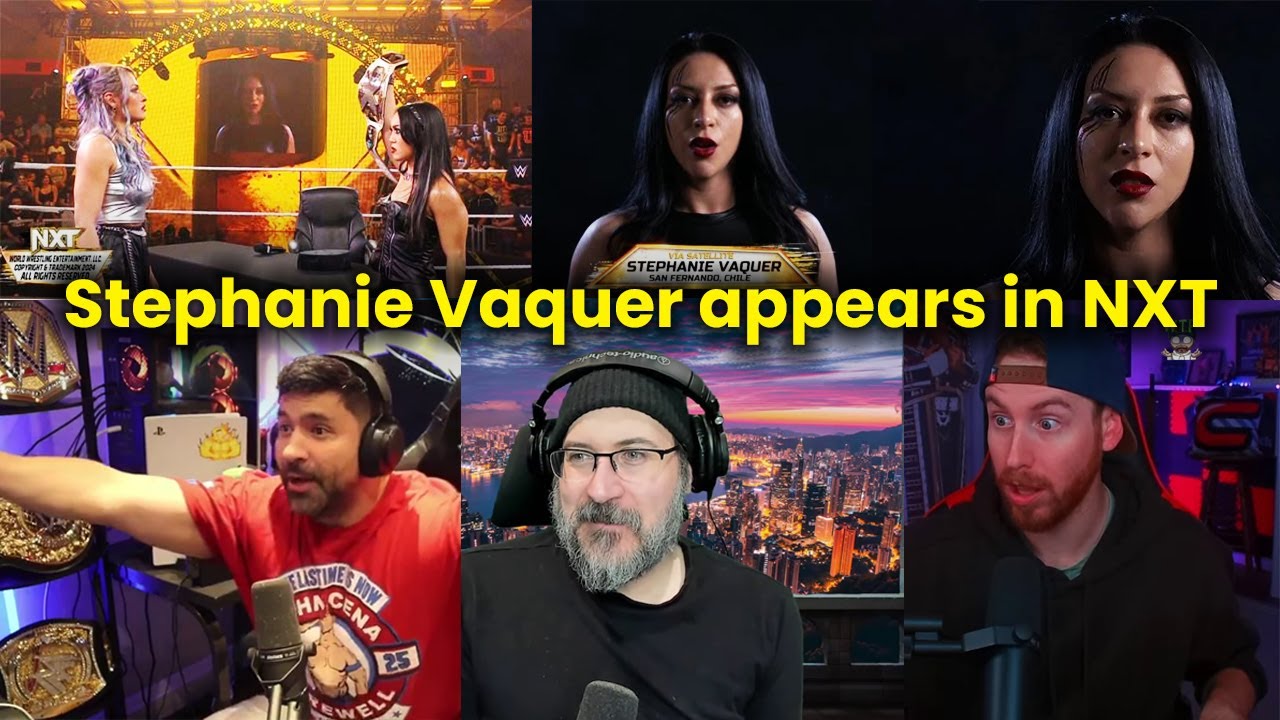 Stephanie Vaquer appears in NXT Streamers Reaction | Compilation ...