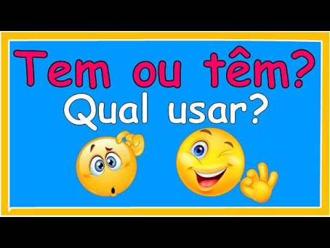 🔴 Tem ou têm? Qual usar? - YouTube