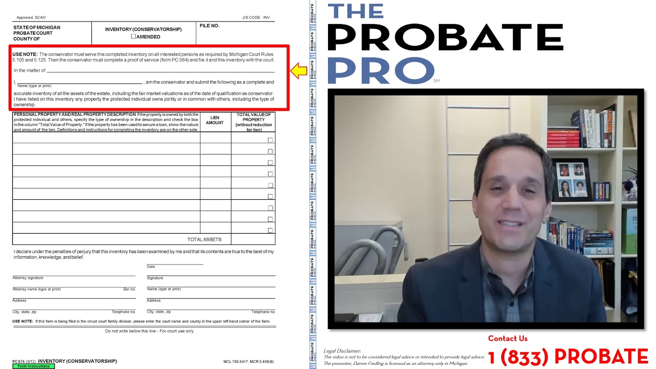 Inventory - Conservator #theprobatepro #probate #conservatorship # ...
