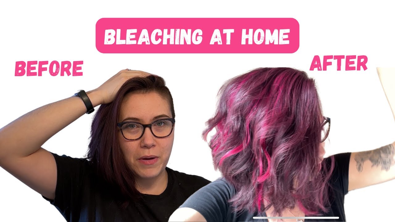 Bleaching Peekaboo Highlights at Home! | Manic Panic - YouTube