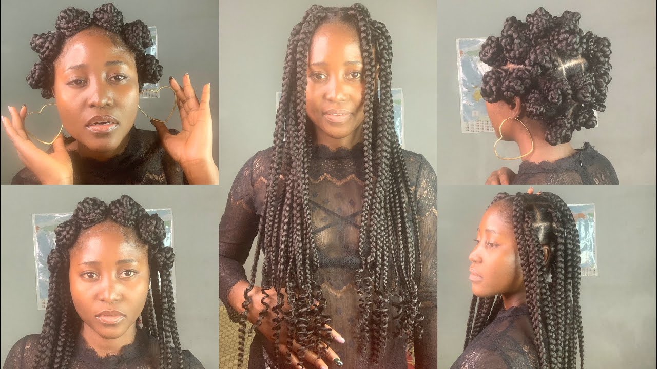 🔥10 WAYS TO STYLE BOX BRAIDS//(Quick & Easy) Beginners Friendly ...