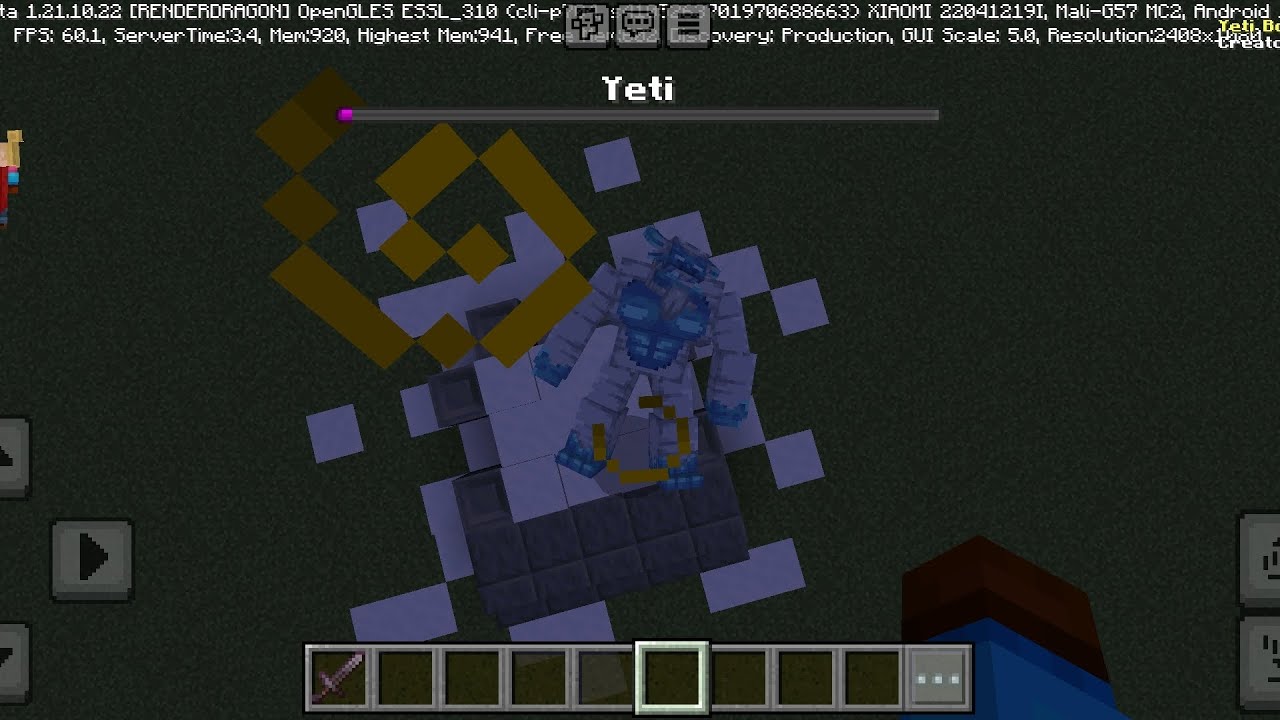 Yeti Boss for Minecraft. - YouTube