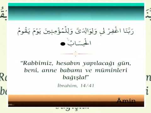 Bağışla RABBİM bizi.....