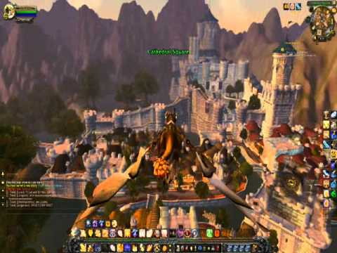 world of warcraft Cataclysm Launch flying in stormwind - YouTube