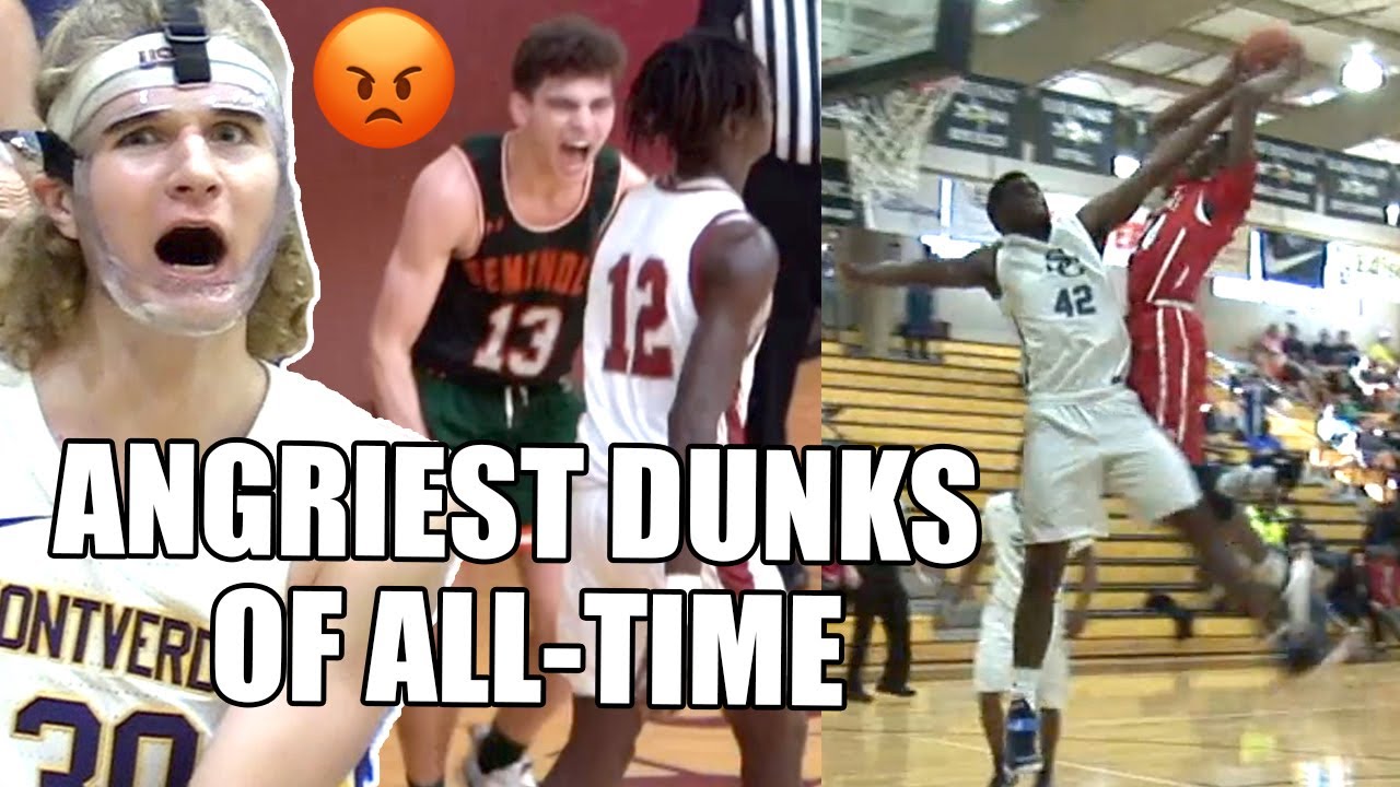 ANGRIEST DUNKS OF ALL-TIME! - YouTube