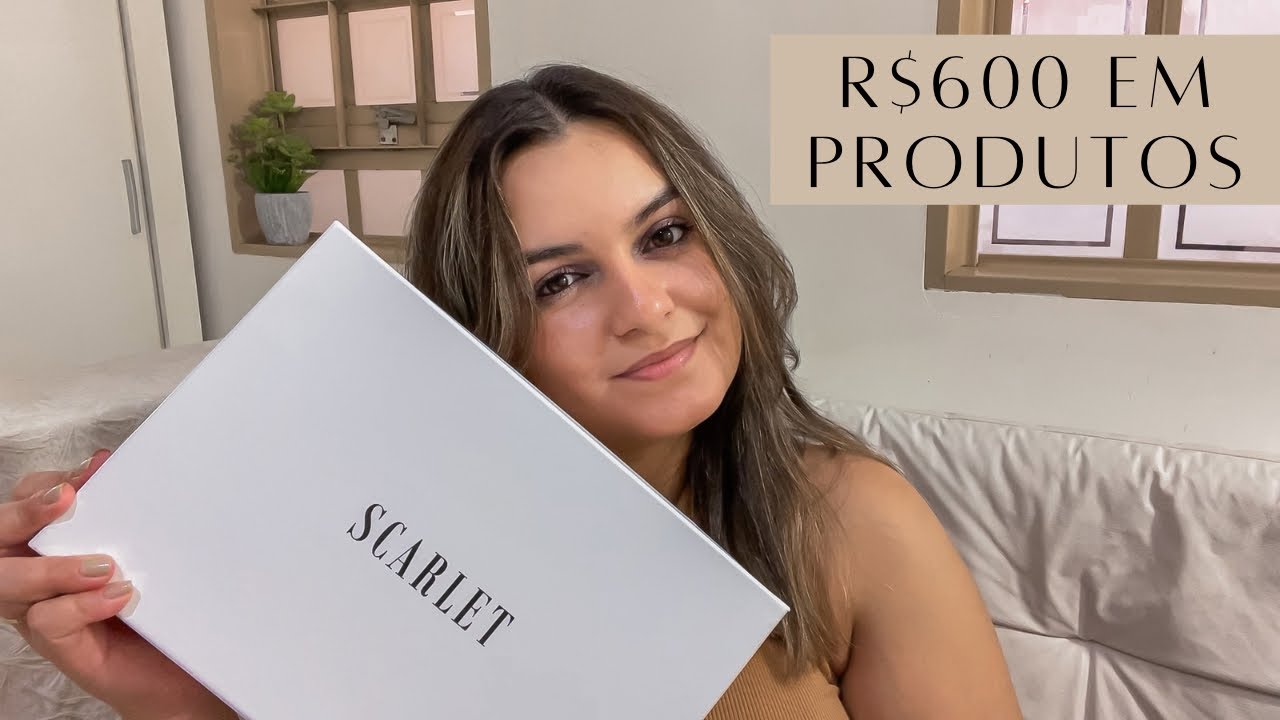 Scarlet uau box Agosto 2024 | Scarlet box vale a pena? - YouTube