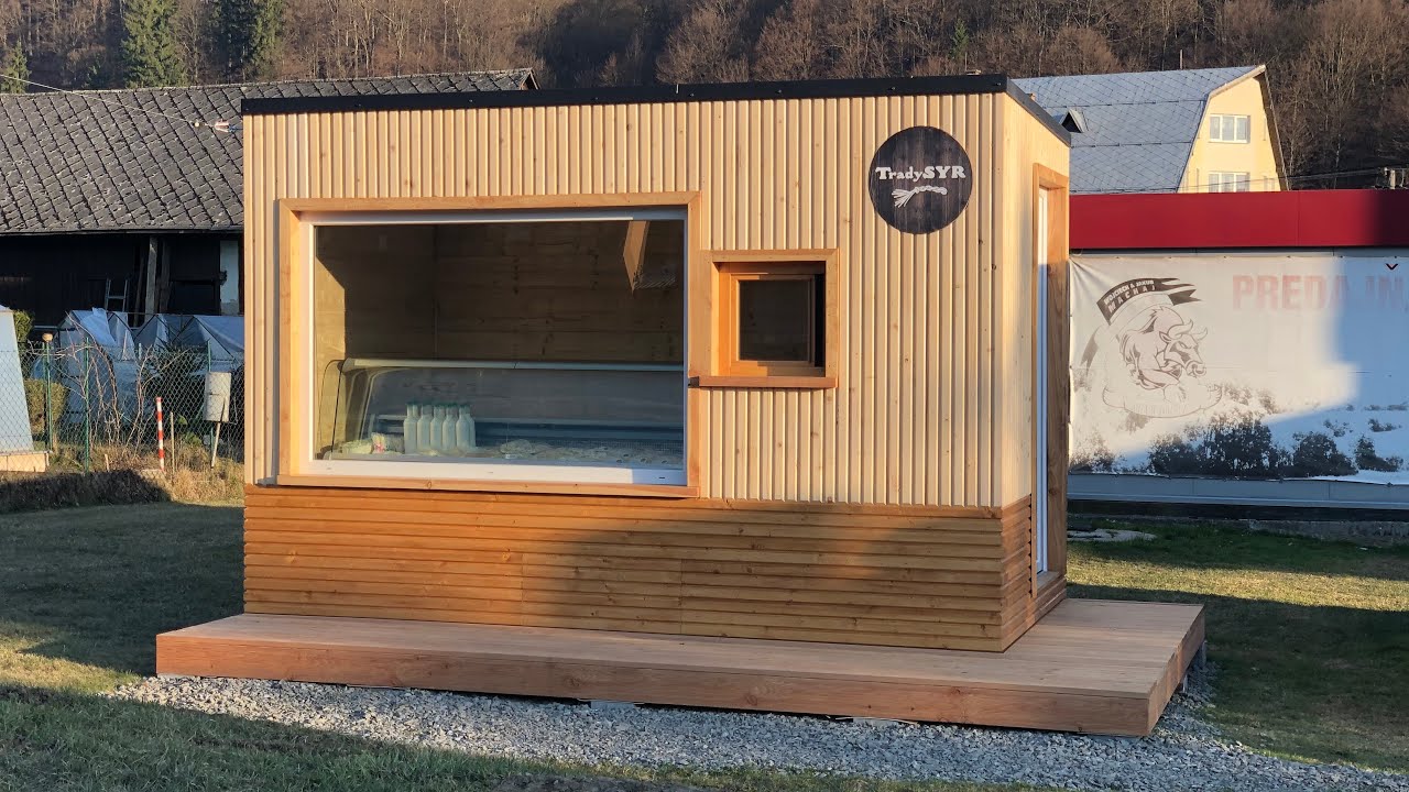 How to build portable shop / výstavba pojazdnej predajne - YouTube