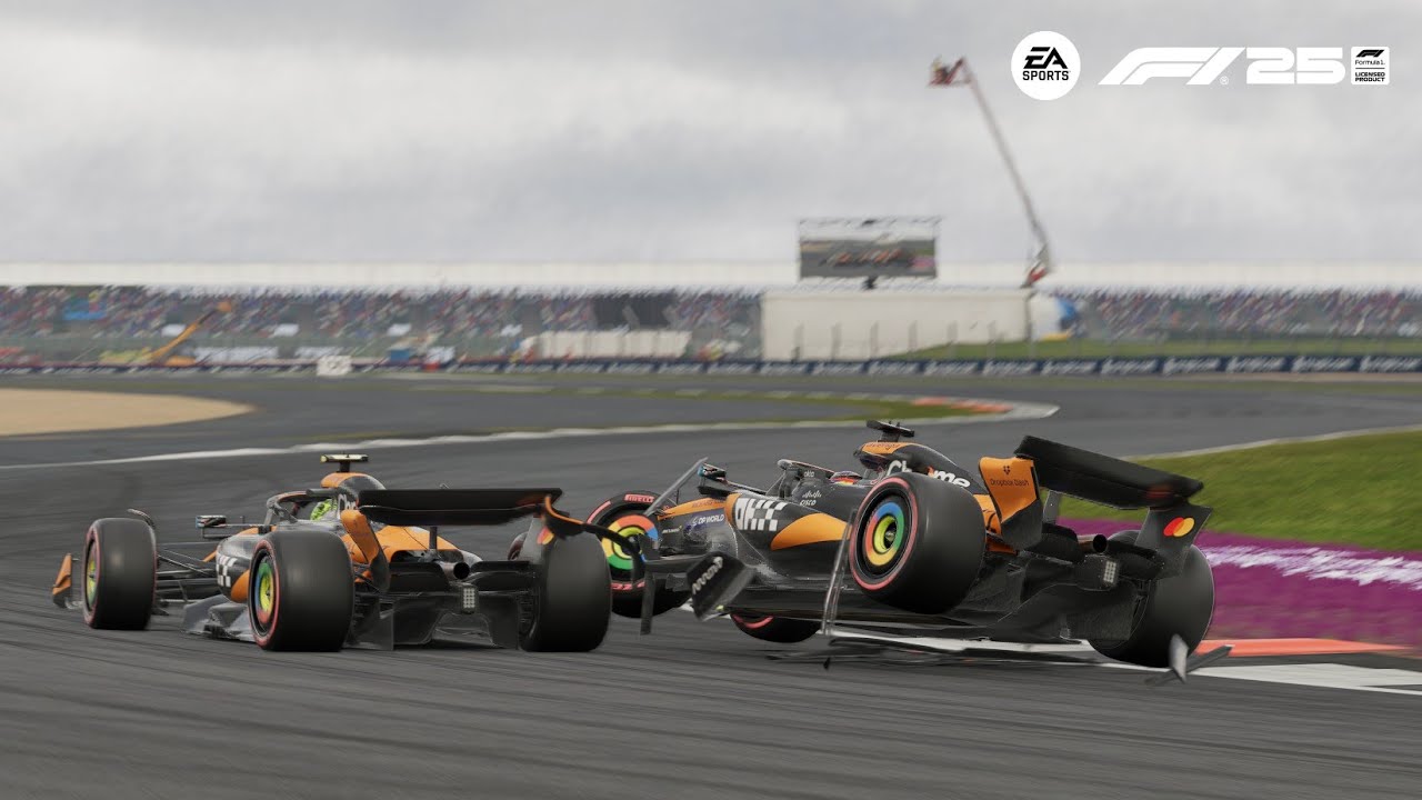 F1 2025 𝗥𝗘𝗔𝗟𝗜𝗦𝗧𝗜𝗖 CRASHES 💥 #9 *DAMAGE MOD* - YouTube