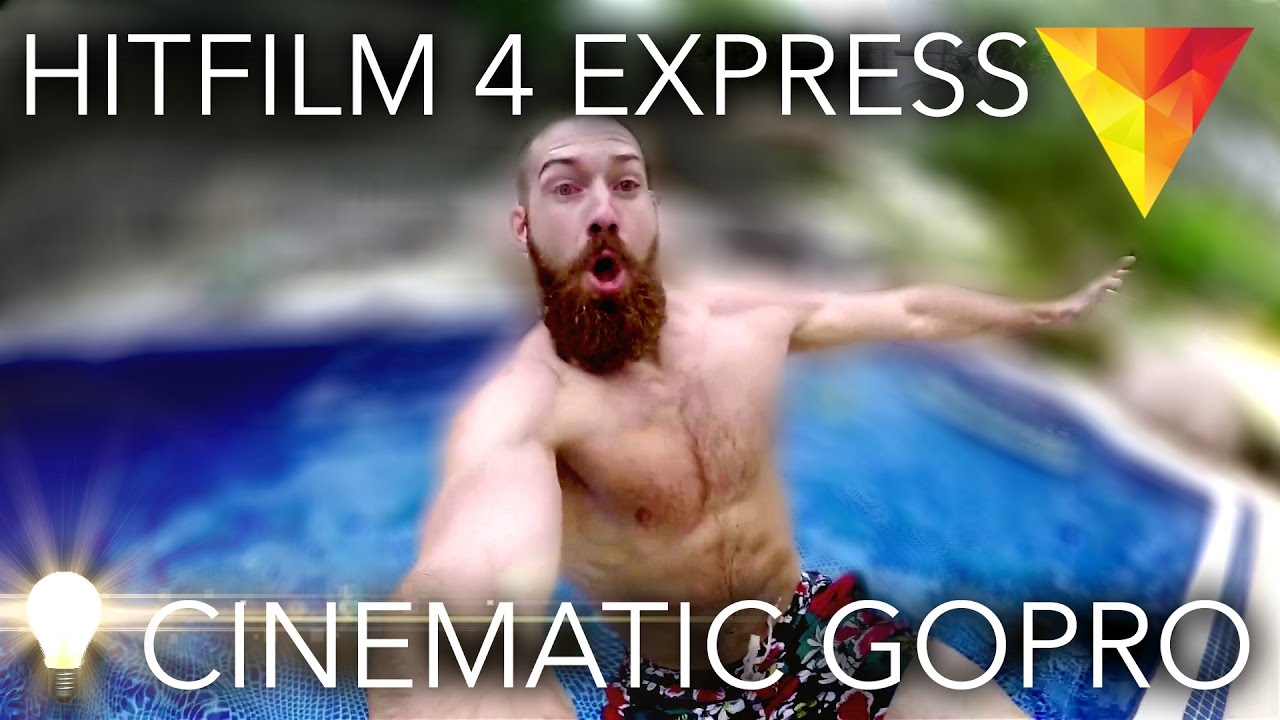 How to make GoPro Footage look Cinematic - Hitfilm 4 Express - YouTube