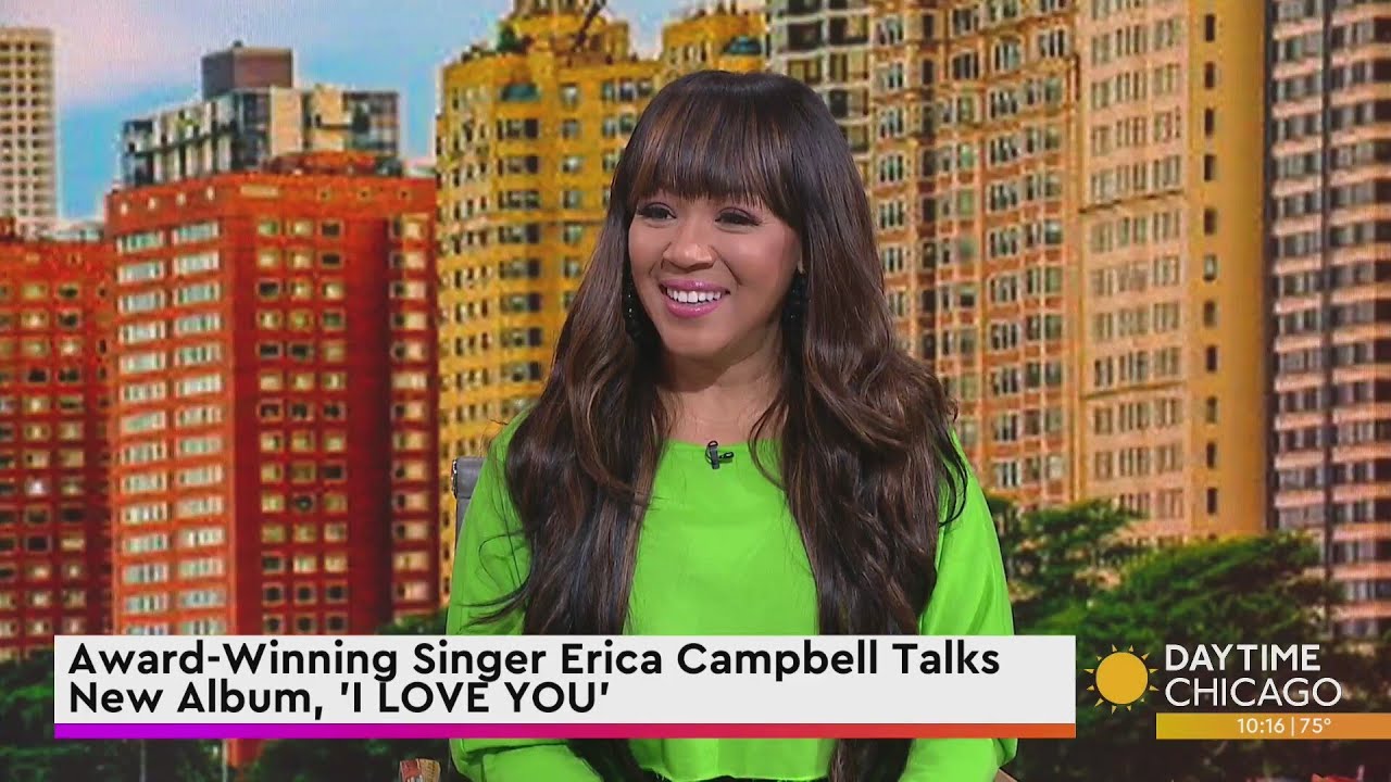 Award-Winning Singer Erica Campbell Talks New Album, 'I LOVE YOU' - YouTube