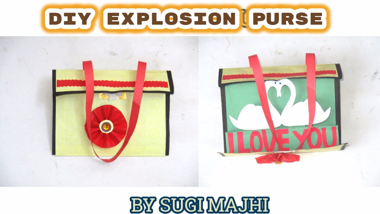 DIY EXPLOSION PURSE TUTORIAL BY SUGI MAJHI - YouTube