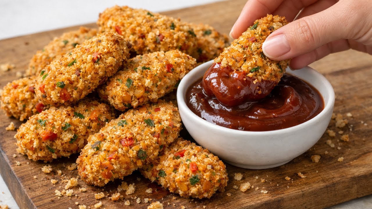 These baked bean nuggets are my favorite high-protein snack! - YouTube