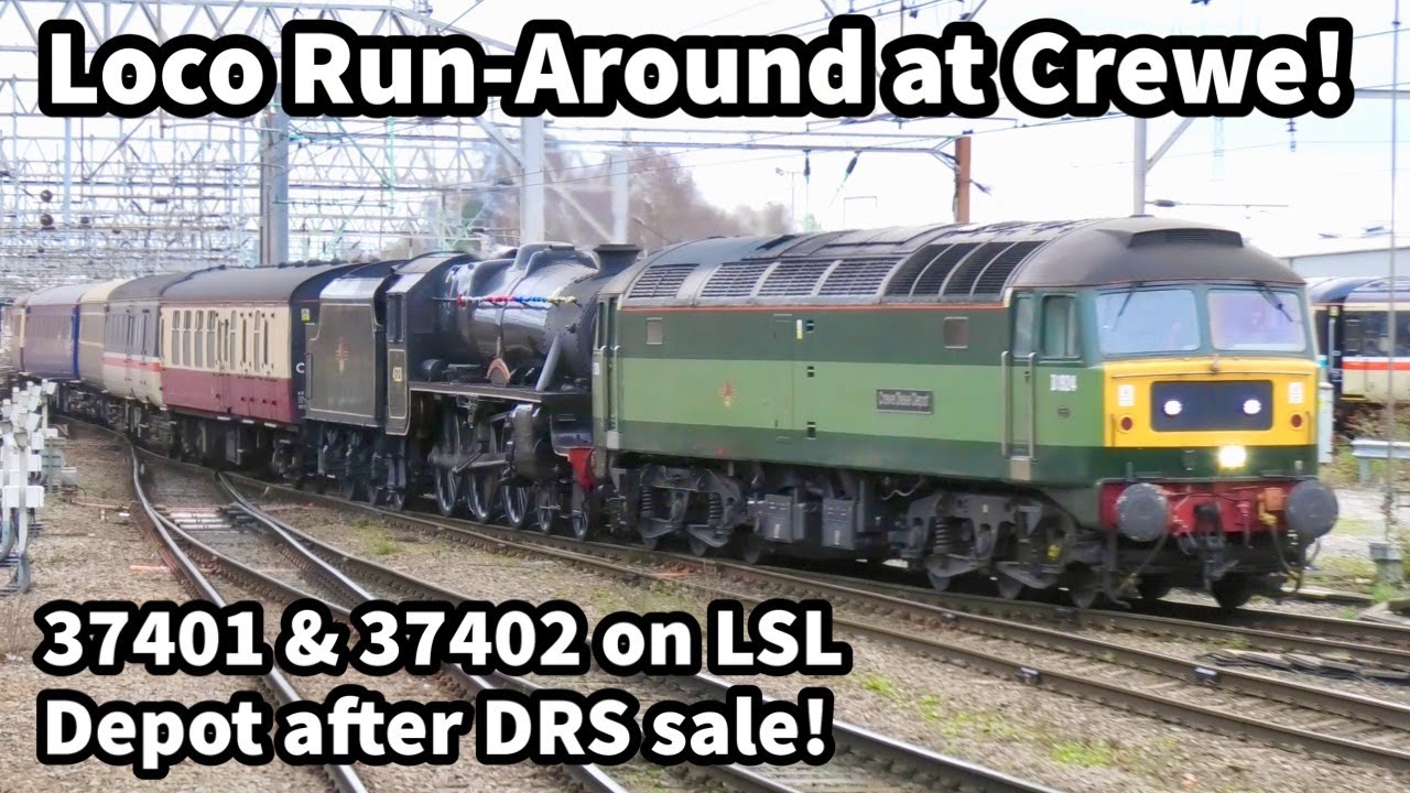 47810 & Sherwood Forester DOUBLE-HEADED - LOCO Run Around, 37401 ...