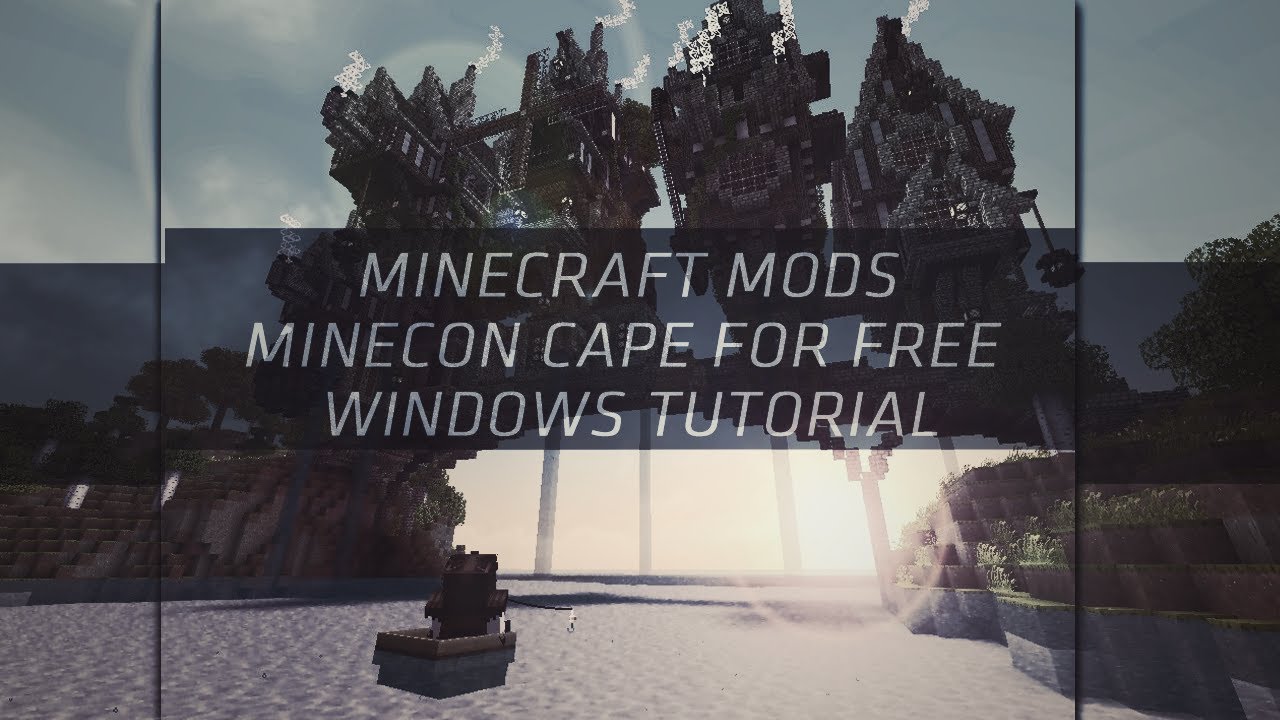 Minecraft Mods - How To Get Minecon Cape On Minecraft | TuT | [Windows ...