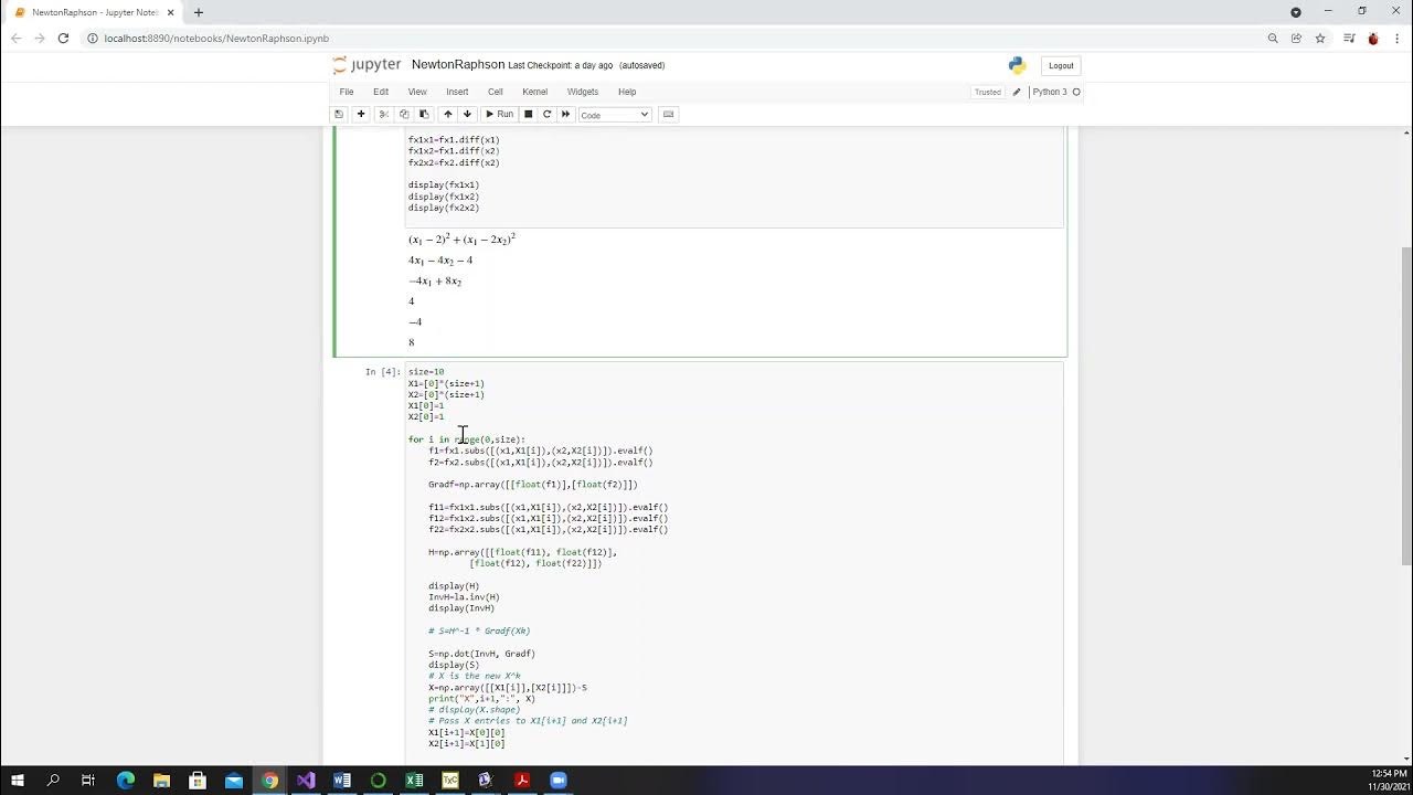 How to Implement the Newton-Raphson Method, MATH405: Learning from Data. - YouTube