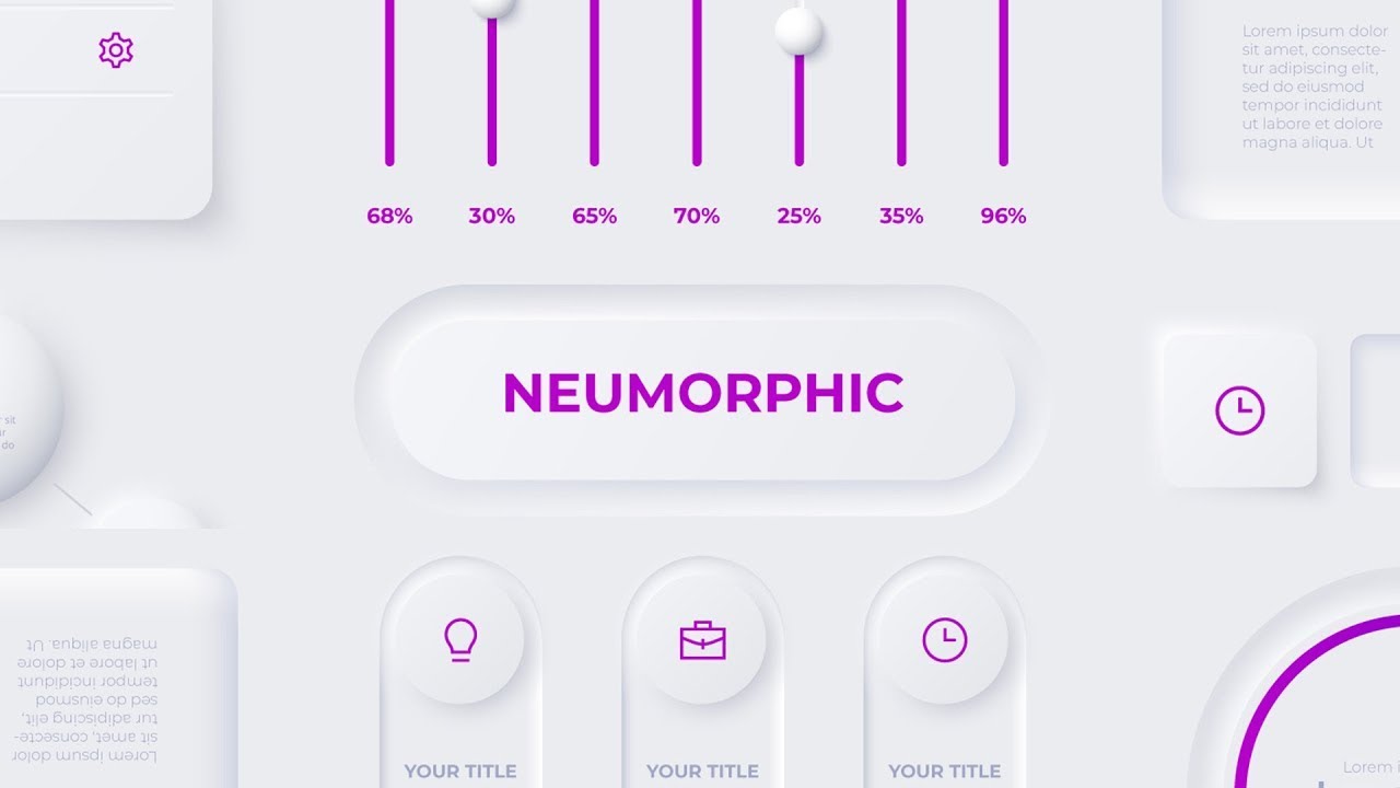 Neumorphic styles and Shapes generator - YouTube