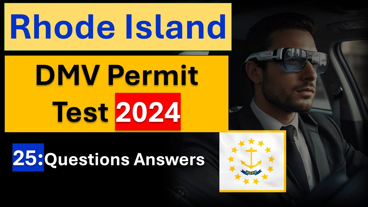 RI DMV Permit Test Practice 2024 25 Questions & Answers - YouTube