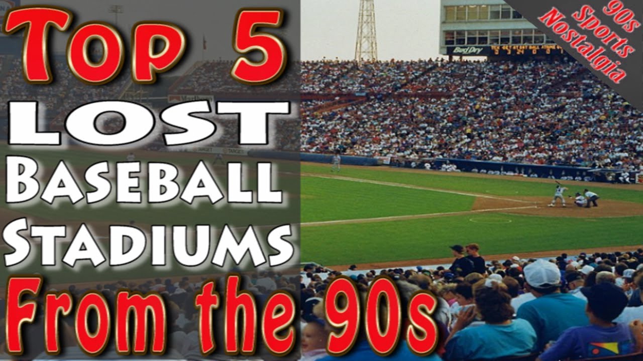 Top 5 Forgotten Baseball Stadiums From the 90s - Lost MLB Ballparks - YouTube