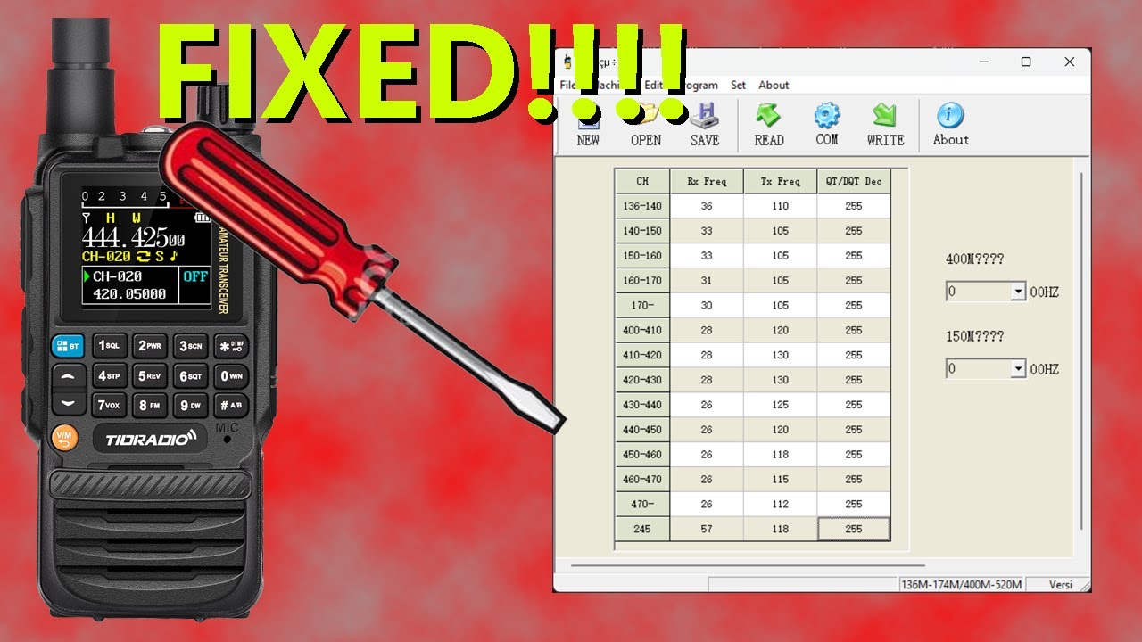Fixing the TIDRADIO TD-H3 Power Tuning Application [Cheat Engine] - YouTube