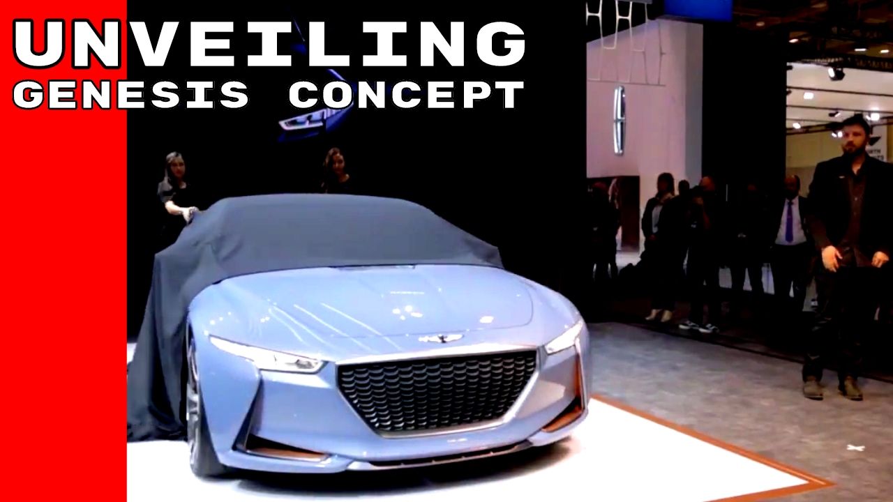 Genesis Hybrid Sports Sedan Concept Unveiling At Canadian International ...