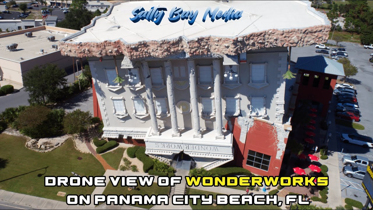 Drone View of WonderWorks on Panama City Beach, FL (4K Cinematic) - YouTube
