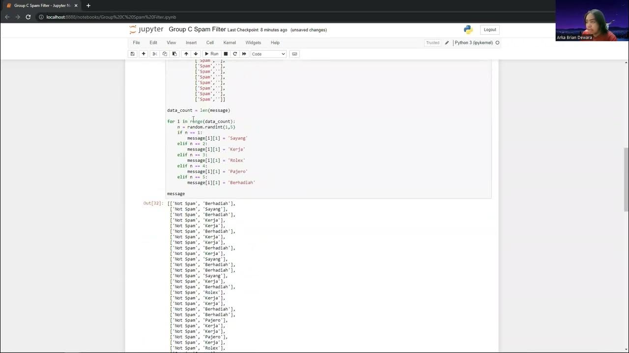 Bayesian Spam Filter with Python | Group C Struktur Diskrit 01 - YouTube