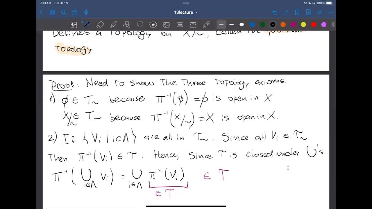 Lecture 13. Quotient spaces - YouTube