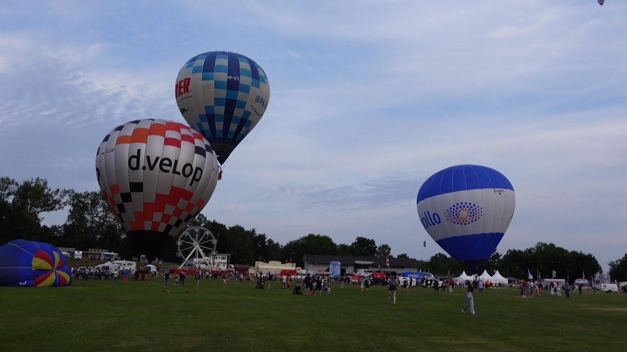 Kieler Woche / 17te Willer Balloon Sail / Ballon Start - YouTube