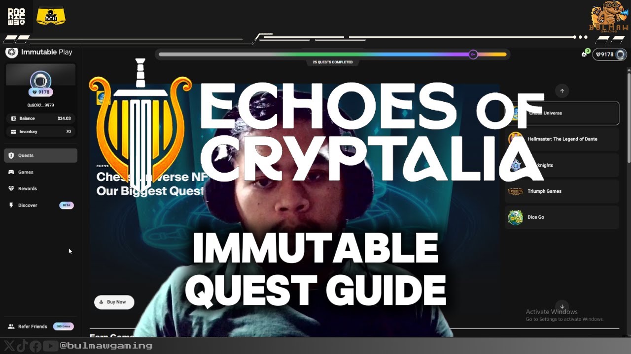 Echoes of Cryptalia | Stage 1–7 Walkthrough Immutable Quest Guide 🔥 - YouTube