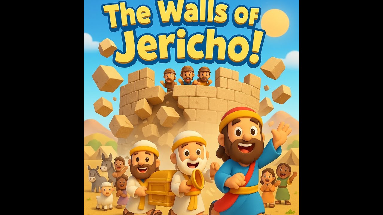 The Walls of Jericho | Bible Story for Kids | Joshua and the Battle of ...
