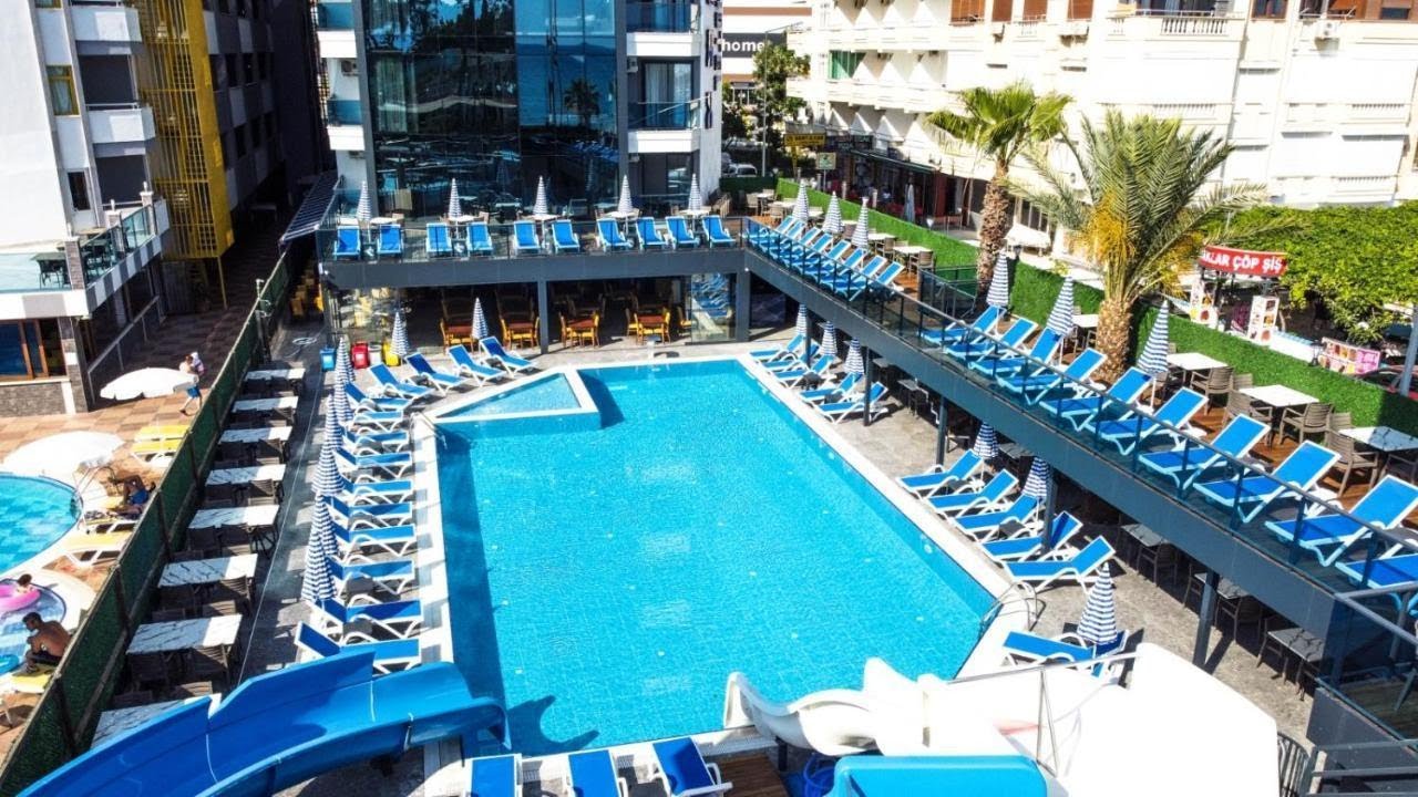 Relax Beach Hotel, Alanya, Turkey - YouTube