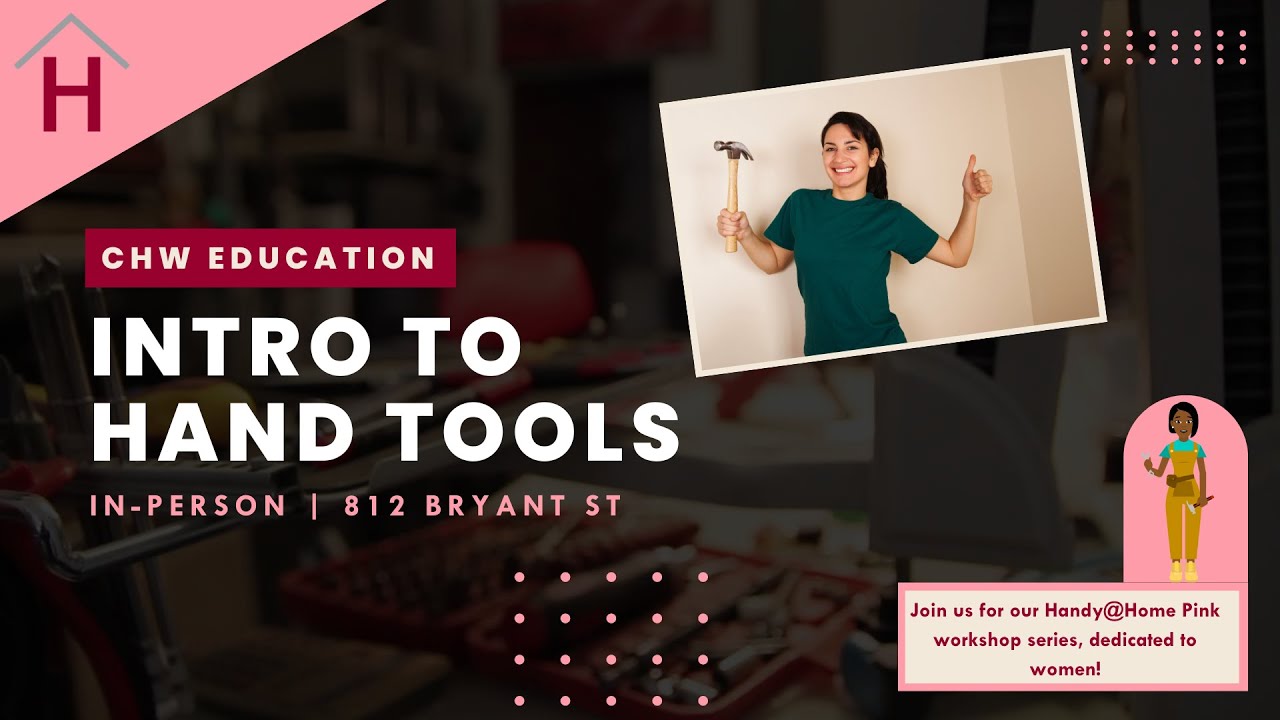 Introduction to Hand Tools Workshop – Handy@Home Pink - YouTube