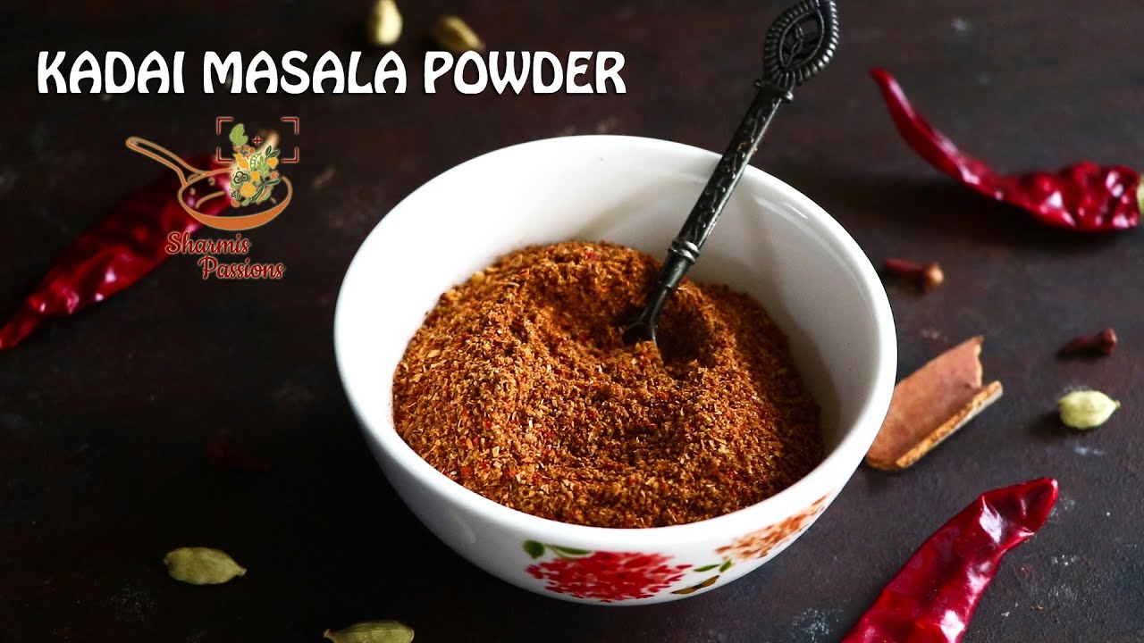 Kadai Masala Recipe | Kadai Masala Powder Recipe - YouTube