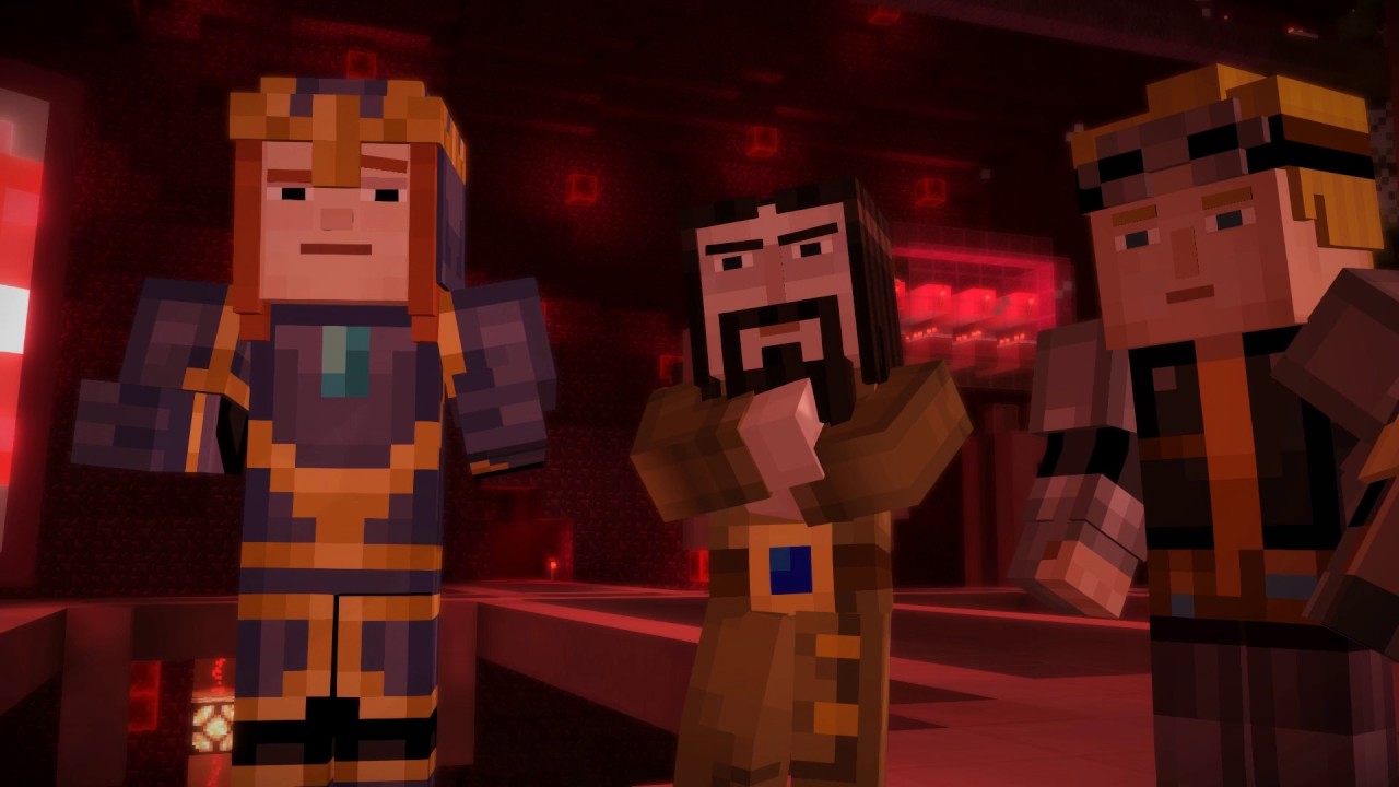 Lets Play Minecraft Story Mode Part 55 Shut Down Pama Youtube