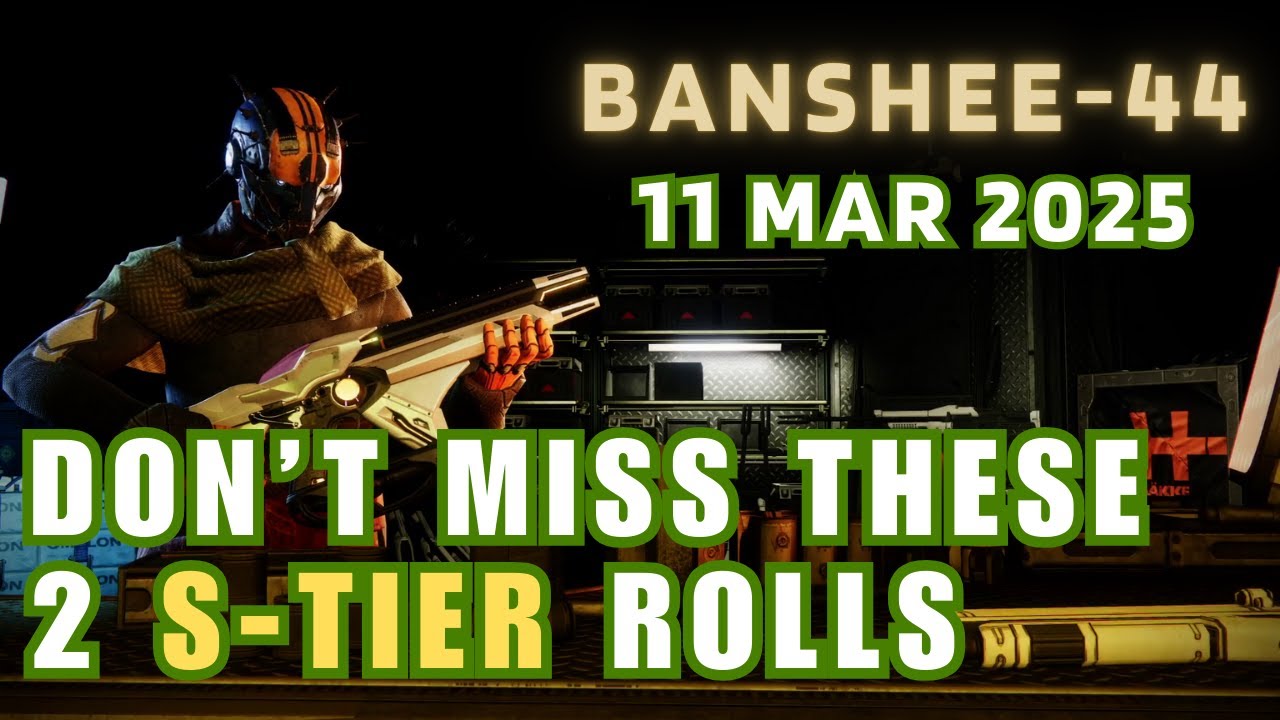 2 S-TIER rolls and more today - Banshee-44 Destiny 2 Gunsmith Official ...