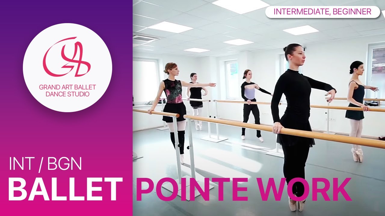 Pointe work for Intermediate Lv. Beginners friendly #ballet # ...