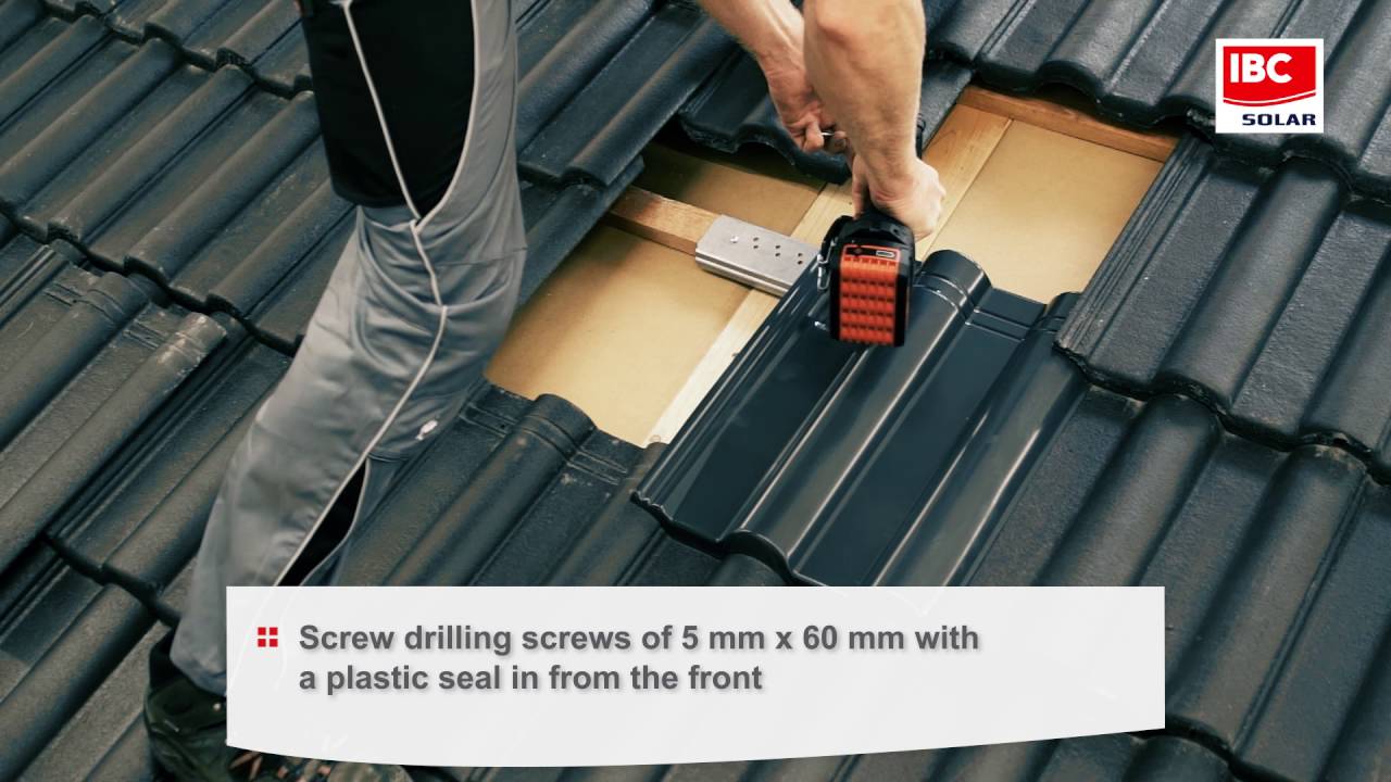 Installation IBC Mammut Form S+ - Tile and bitumen roofing solution - YouTube