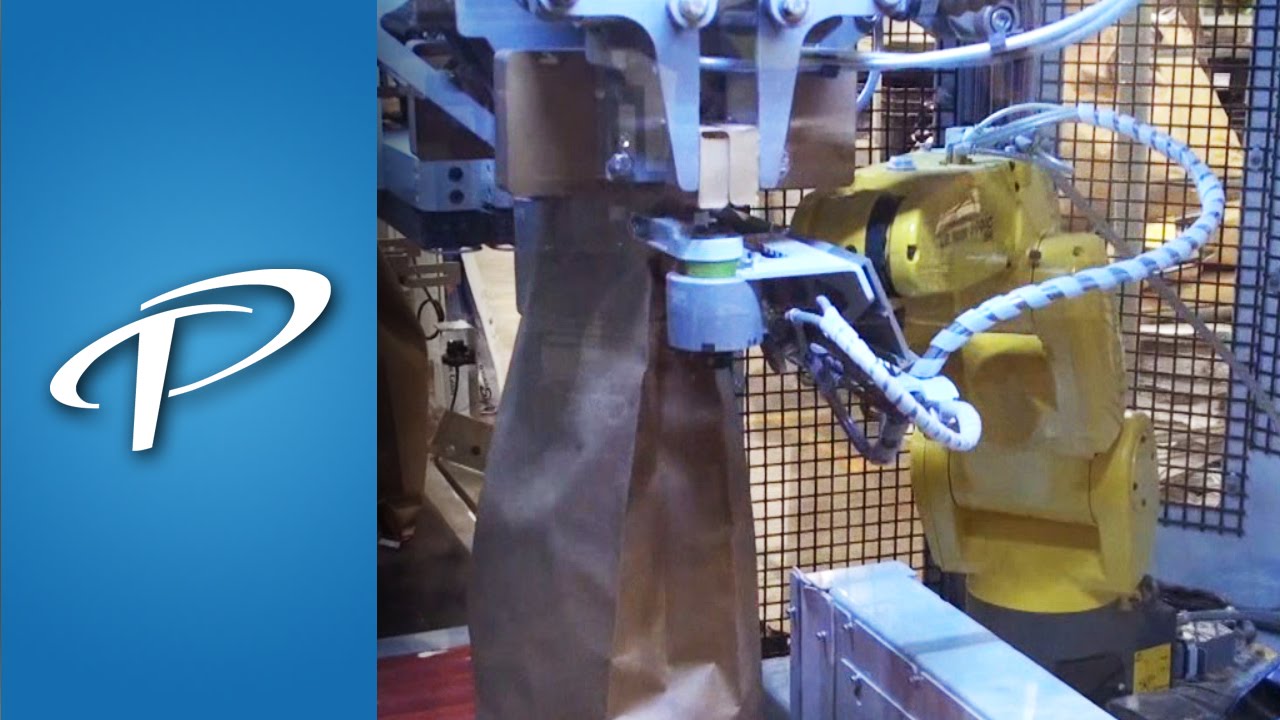 Automatic Bagging Machine with paper bags (PTH-930 Series) - YouTube