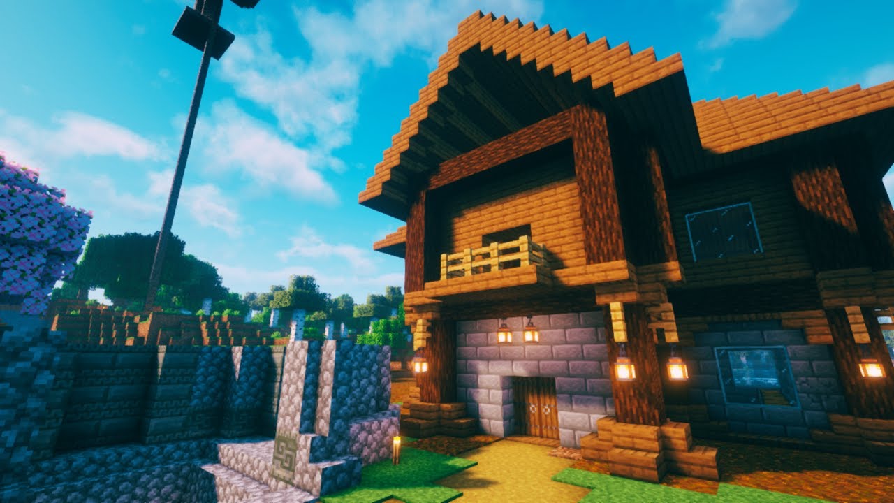 Minecraft - Destroying The Old House - YouTube