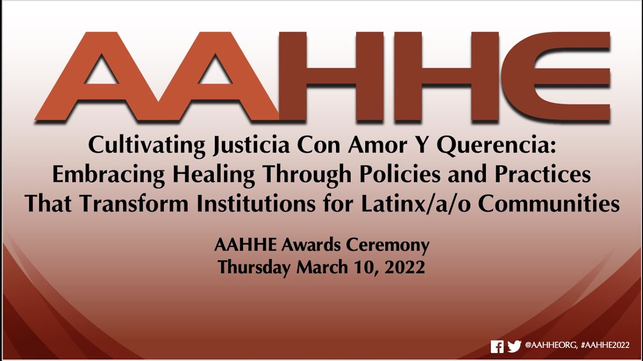 AAHHE Awards Ceremony Part 2 at the 2022 AAHHE Conference - YouTube