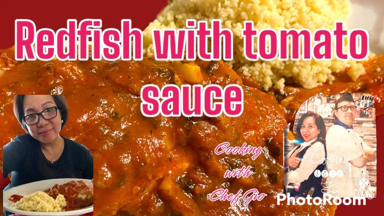👨‍🍳How to cook Redfish with tomato sauce ,simple recipe, by Chef Gio-🌼 ...