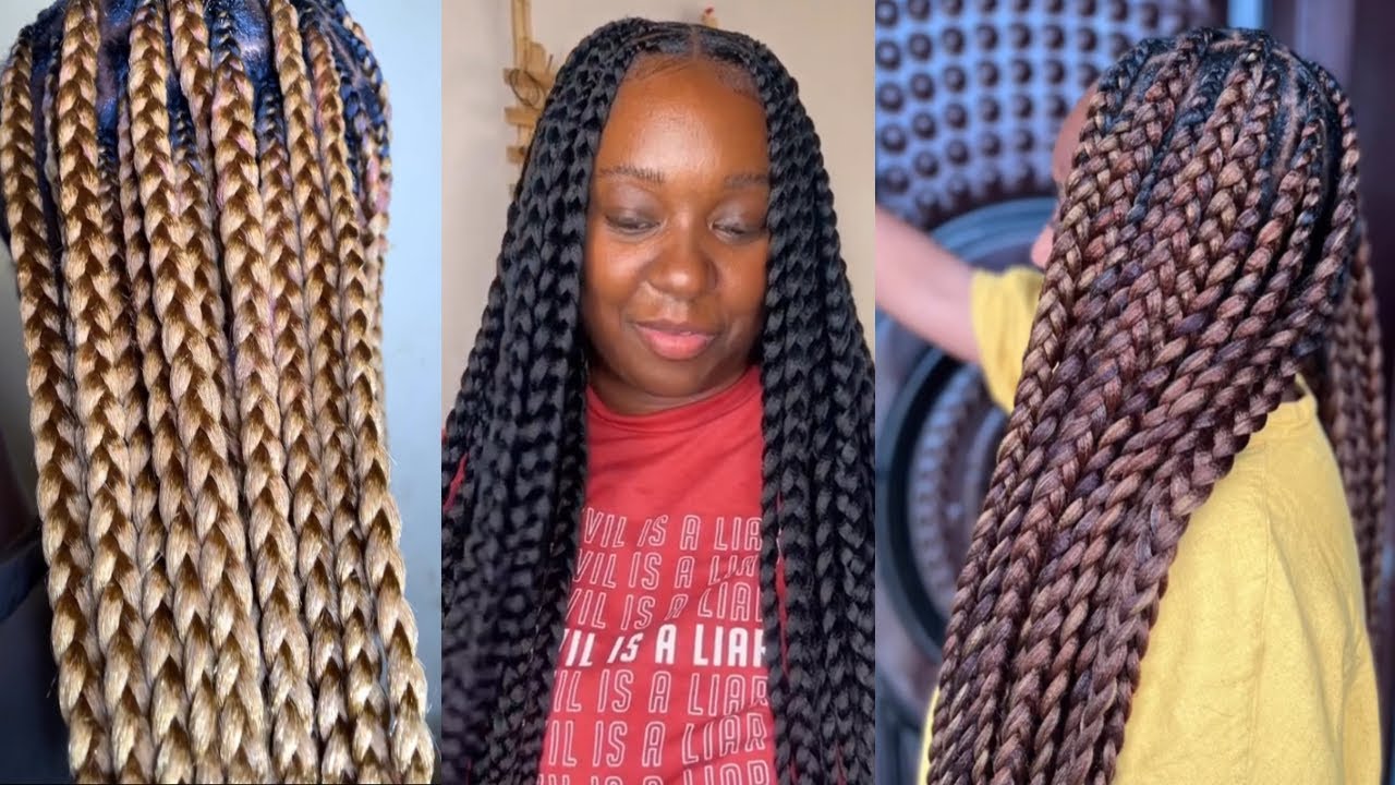 Loosed Braids Tutorial || How To Do Loosed Braids || Loosed Braids ...