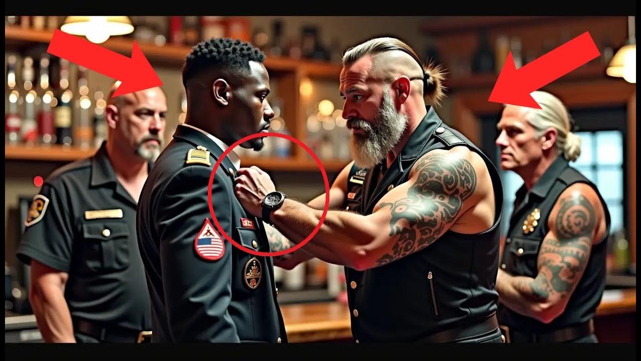 Racist Bikers Bully a Black Soldier at a Bar and His Next Move Stuns ...